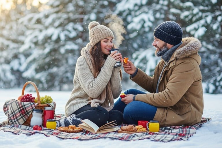 Food Ideas for a Romantic Winter Picnic | Winter
